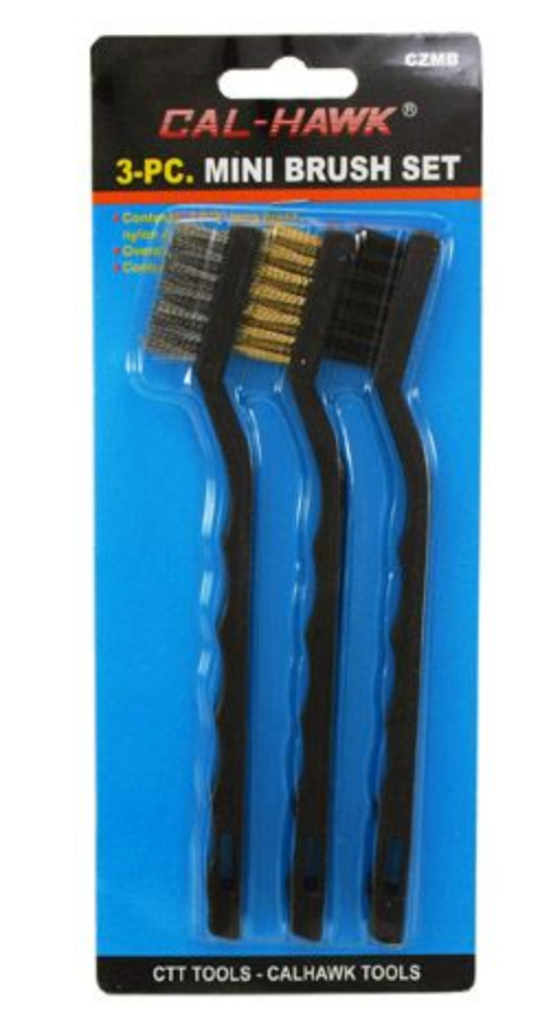 3-pc Wire Brushes (Nylon, Brass and Stainless) – The Masonry Store