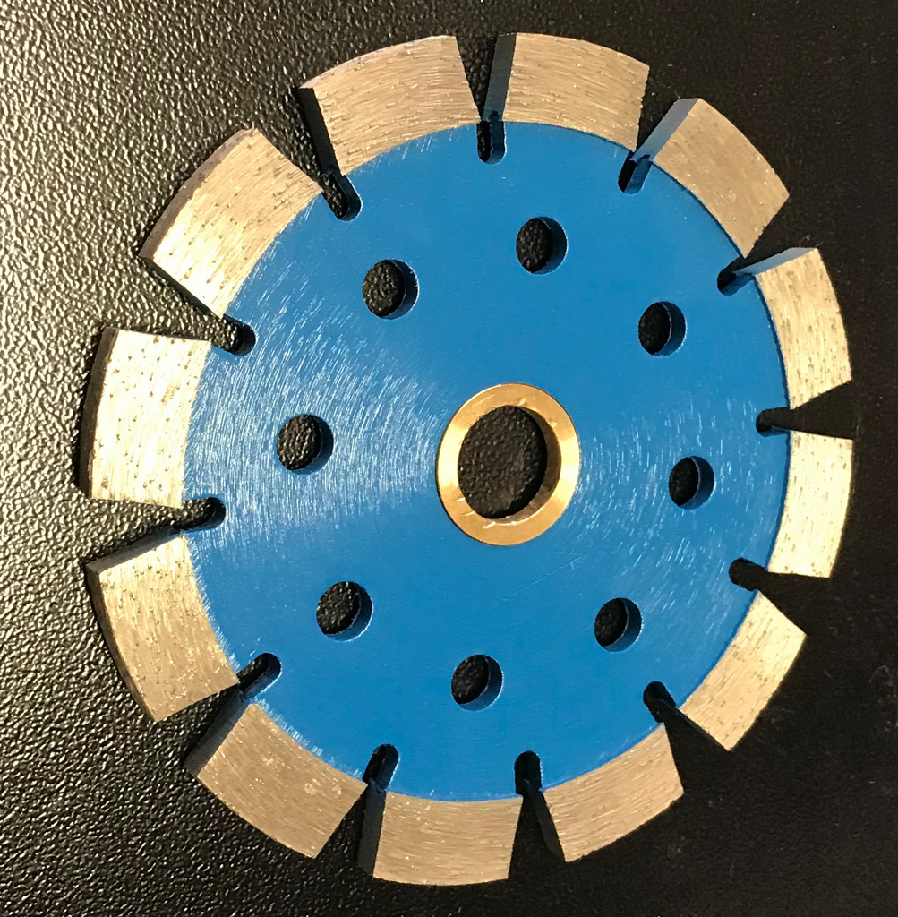 The Blue Blades: Diamond tuck-point grinder blades – The Masonry Store