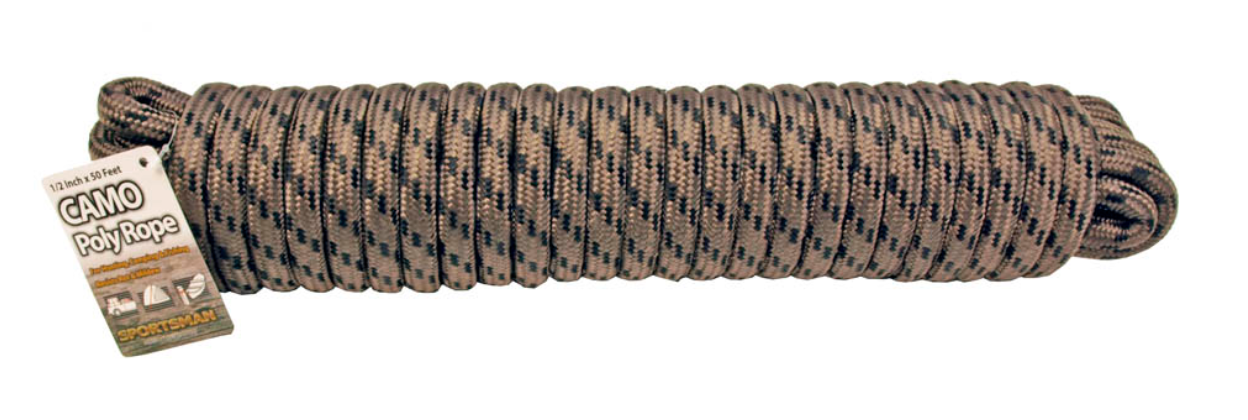 1/2"x50' Camo Braided Poly Rope – The Masonry Store