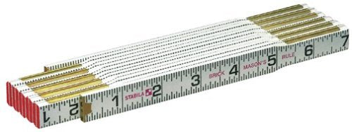 Stabila 6' Folding Mason's Brick Rule – The Masonry Store