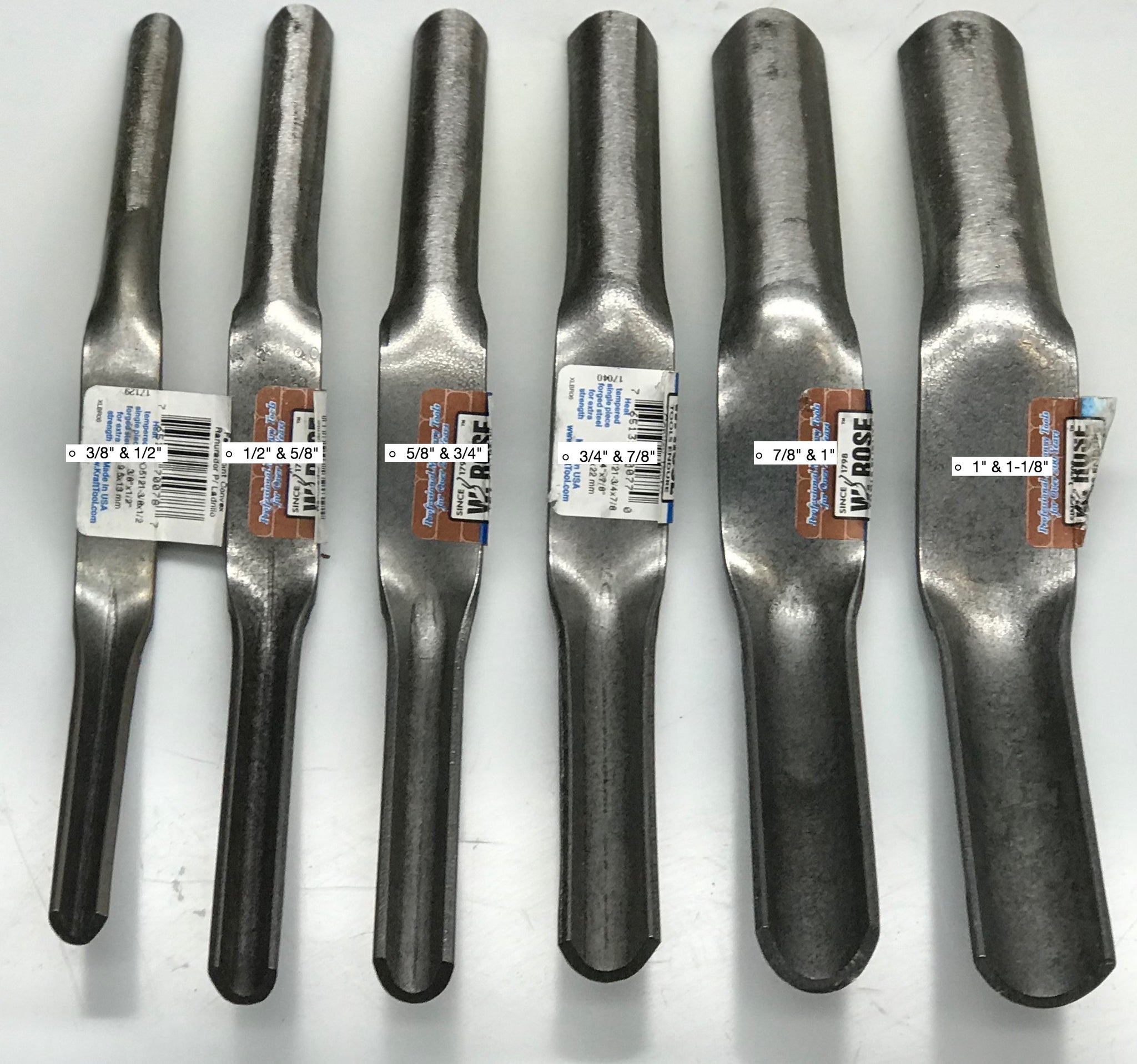 W. Rose Concave Jointers/Slickers – The Masonry Store